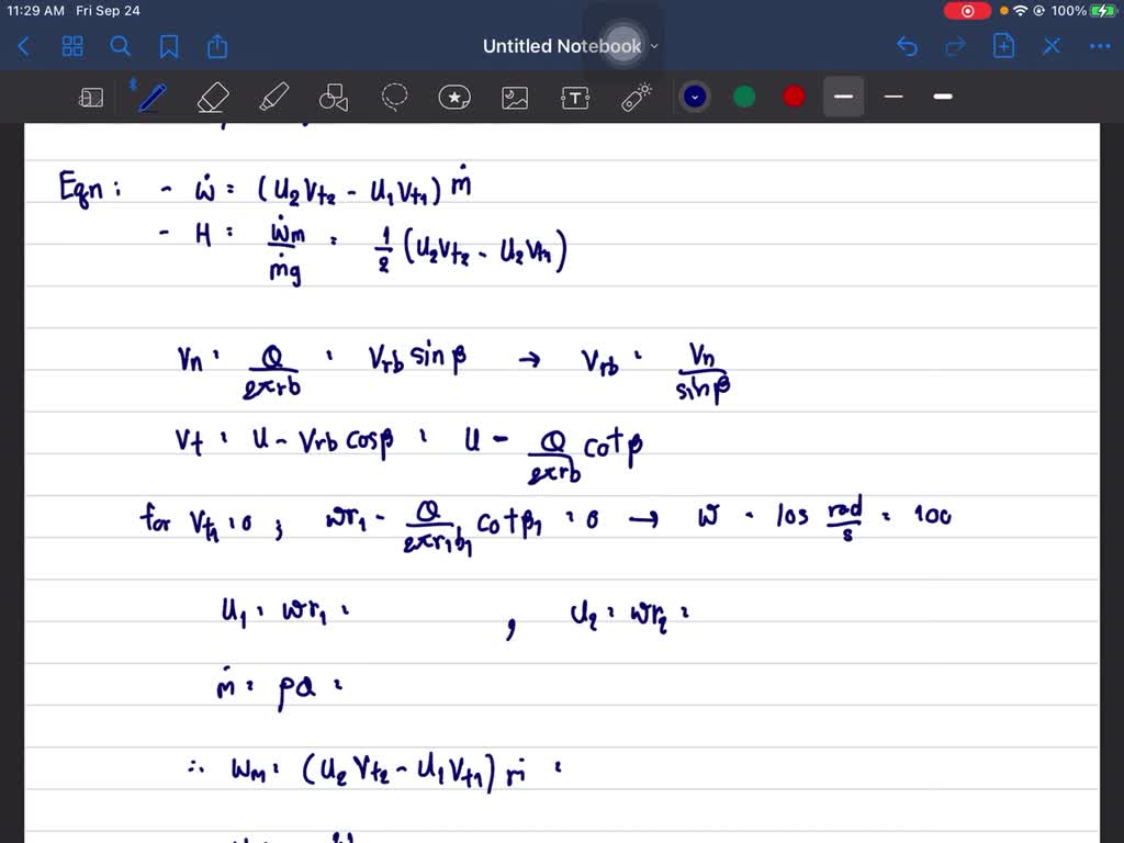 SOLVED:For the impeller of Problem 10.6, determine the rotational speed ...