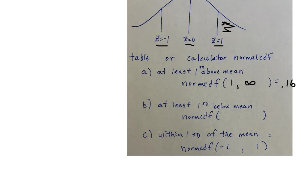 ⏩SOLVED:For a normal distribution, find the probability that an… | Numerade