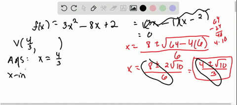 SOLVED:In Problems 33-48, (a) graph each quadratic function by ...