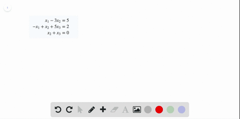 SOLVED:Solve the systems in Exercises 11-14 x1-3 x2+4 x3 =-4 3 x1-7 x2 ...