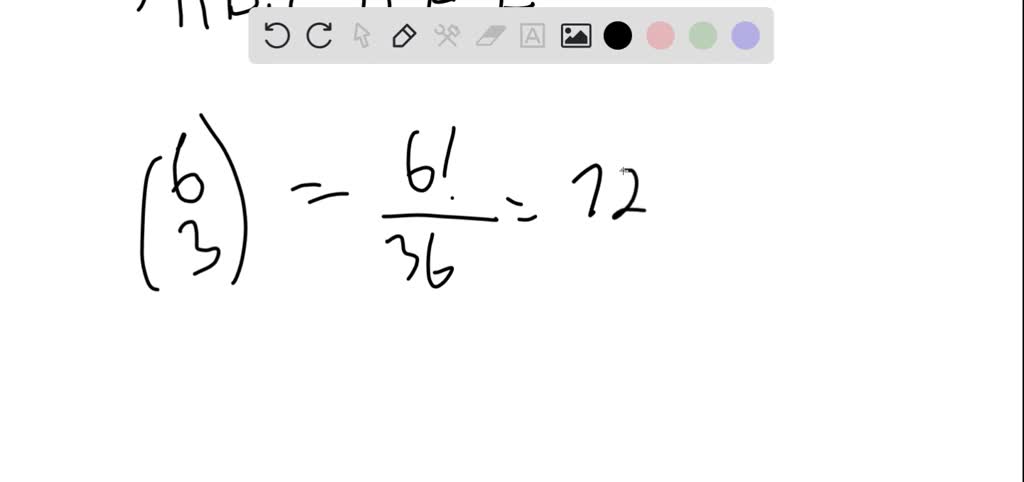 How many ways can three items be selected from a group of six items ...