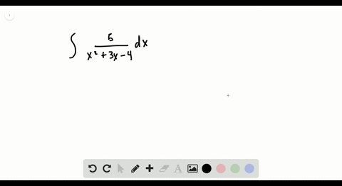 SOLVED: Using Partial Fractions In Exercises 3-20, use partial fractions to find the indefinite ...