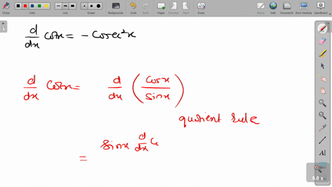 SOLVED:Derive the given formulas from the derivatives of sine and ...