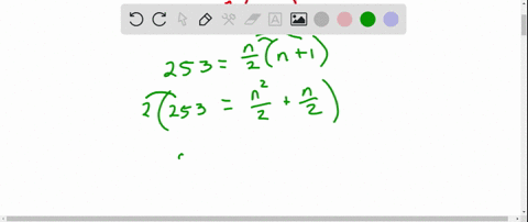 ⏩SOLVED:The sum S of the first n natural numbers 1,2,3, …, n is… | Numerade