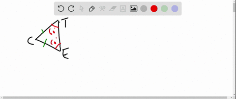 ⏩SOLVED:PROOF Write a two-column proof. Given: C T E is isosceles ...
