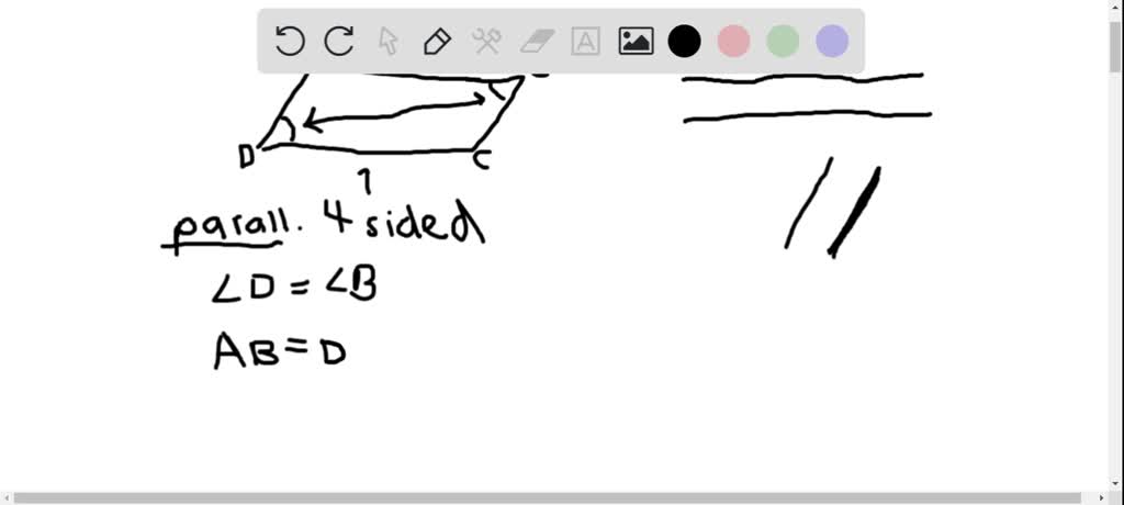 SOLVED:When Adeel was working on an art project, he drew a four-sided ...