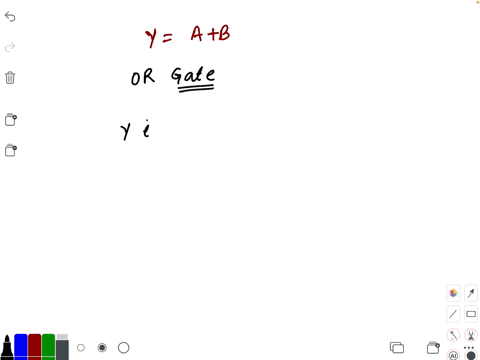 SOLVED:In boolean algebra Y=A+B implies that (a) output Y exists when ...
