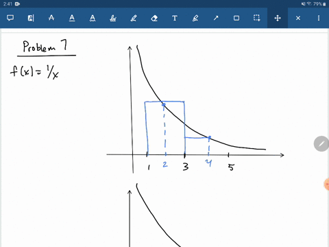 SOLVED:Using rectangles each of whose height is given by the value of ...