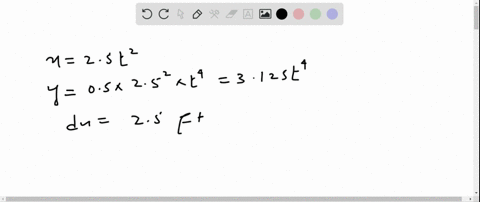 The particle travels along the path defined by the parabola y=0.5 x^2. If the component of ...