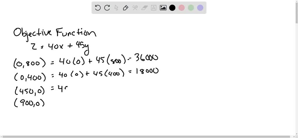 SOLVED:Find the minimum and maximum values of the objective function ...