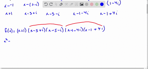 SOLVED:Find a polynomial function f(x) of least degree having only real ...