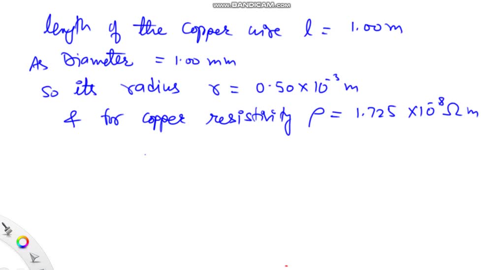 ⏩SOLVED:Calculate the resistance of a piece of copper wire that is ...