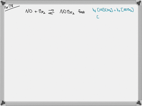 ⏩SOLVED:In a study of nitrosyl halides, a chemist proposes the… | Numerade