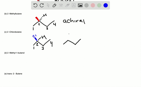 SOLVED:Some of the molecules listed here have a chirality center; some do not. Write three ...