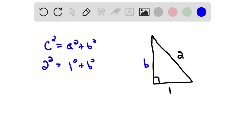 Use the Pythagorean Theorem to find the exact length of the unlabeled ...