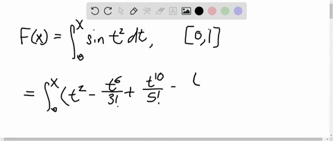 SOLVED:Find a polynomial that will approximate F(x) throughout the given interval with an error ...