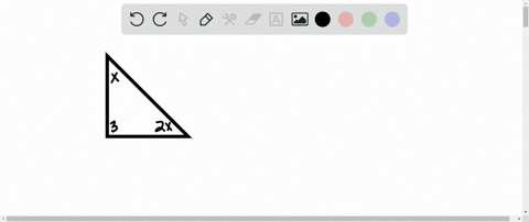 SOLVED:Solve using a geometry formula. The angles in a triangle are ...