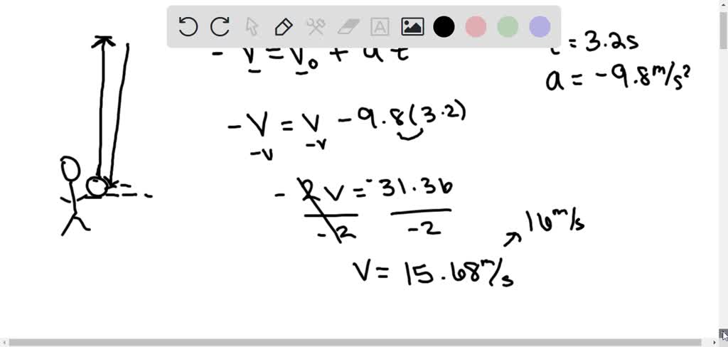 SOLVED: A ball player catches a ball 3.36 s after throwing it ...