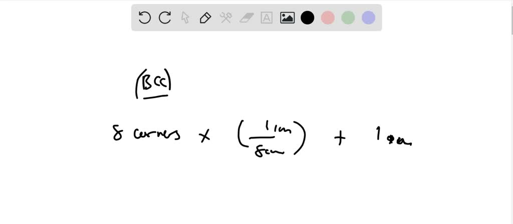 How many atoms of tungsten are present in each unit cell of that metal ...