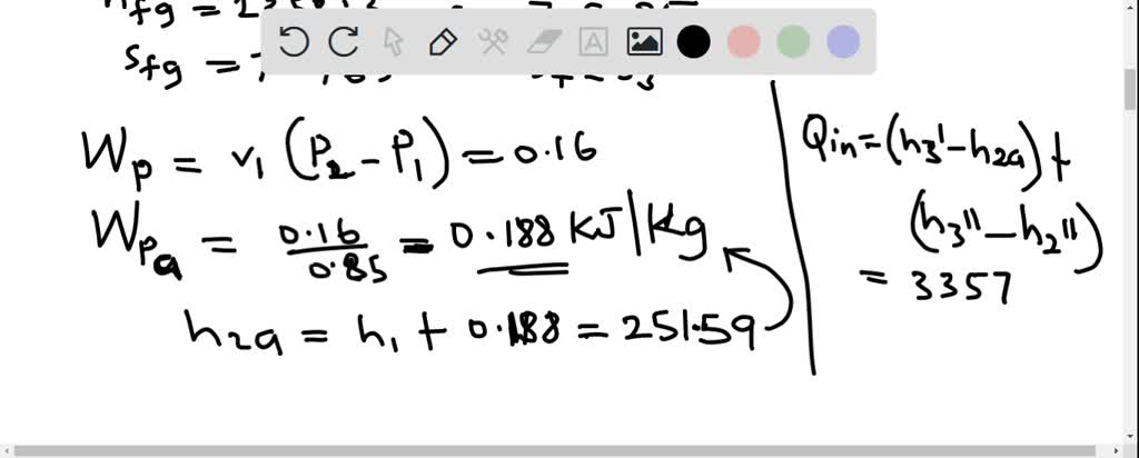 In a steam-water Rankine cycle the boiler produces saturated steam at ...