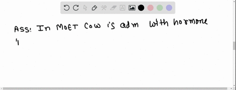 SOLVED:Assertion: In MOET cow is administered with hormone with FSH ...