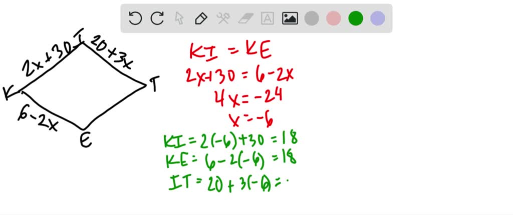 SOLVED:An author wrote a problem involving kite KITE but forgot to say ...
