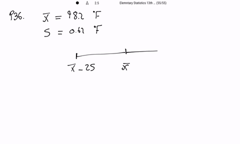 SOLVED:Use the range rule of thumb to identify the limits separating values that are ...