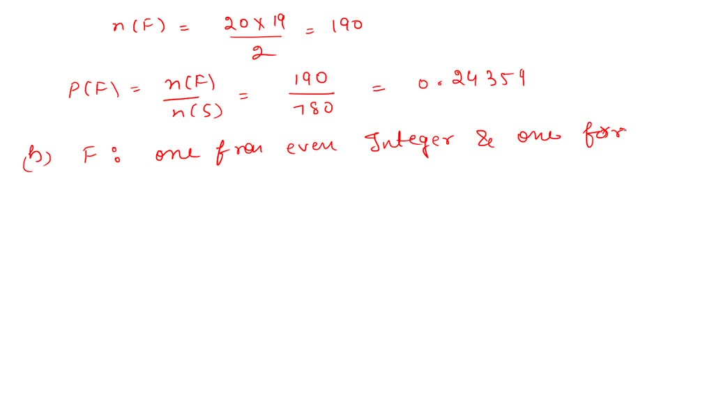 SOLVED:The sample spaces are large and you should use the counting principles discussed in ...