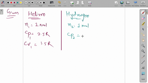 SOLVED:Two ideal gases have the same value of C_{p} / C_{V}=\gamma ...