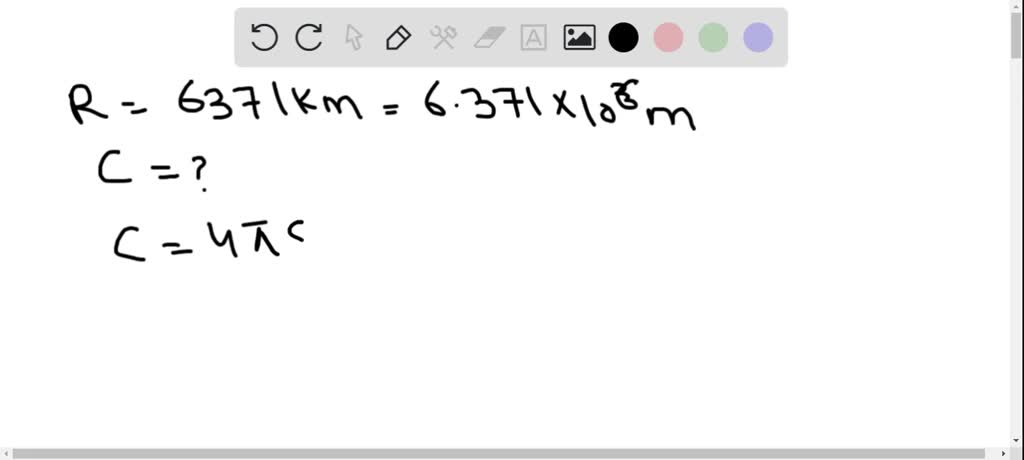 SOLVED:Calculate the capacitance of the Earth. Treat the Earth as an ...
